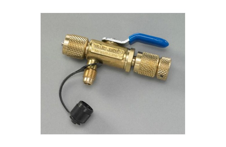 Yellow Jacket 18975 1/4" Vacuum/Charge Valve with Side Port ...