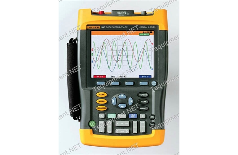 Fluke 199C/3S Color ScopeMeter 200 MHz / 2.5 GS/s + SCC190 | TEquipment