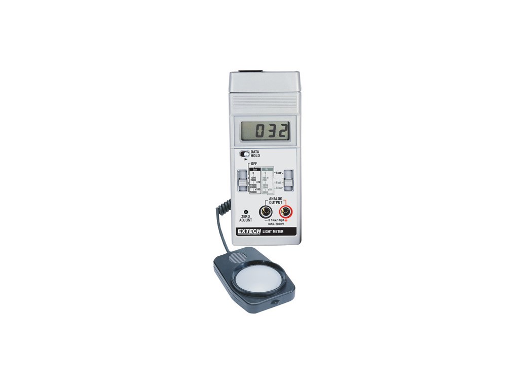 Extech 401025-NIST Foot Candle Lux Meter Extech 401025NIST 401025 NIST ...