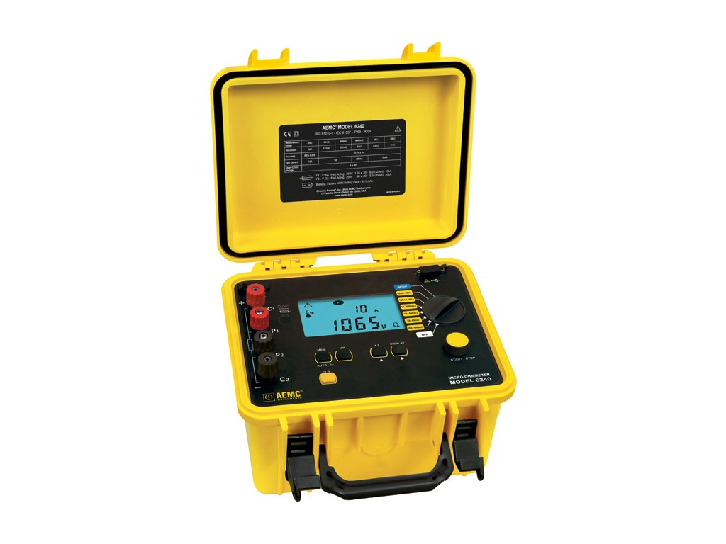 AEMC 2129.80 6240 Micro-Ohmmeter | TEquipment