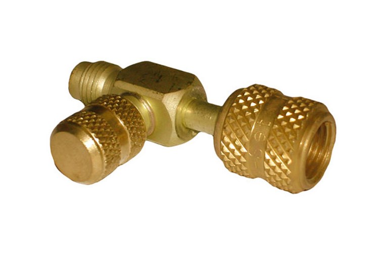 CPS AVT87 - 1/4" SAE M x 5/16" (1/2" - 20 UNF) Female Knurl x 1/2" - 20 ...