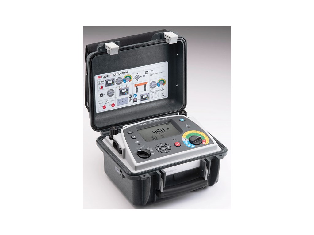 Megger DLRO10HDX Digital Low Resistance 1008-052 | TEquipment.NET