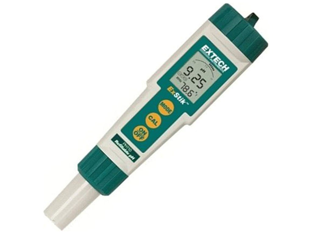 Extech PH110 ExStik Waterproof pH Meter w/ Refillable Electrode ...
