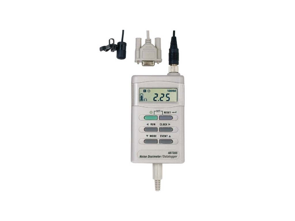 Extech 407355-KIT-5-NIST Noise Dosimeter Kit, 5 Pack with Calibrator ...