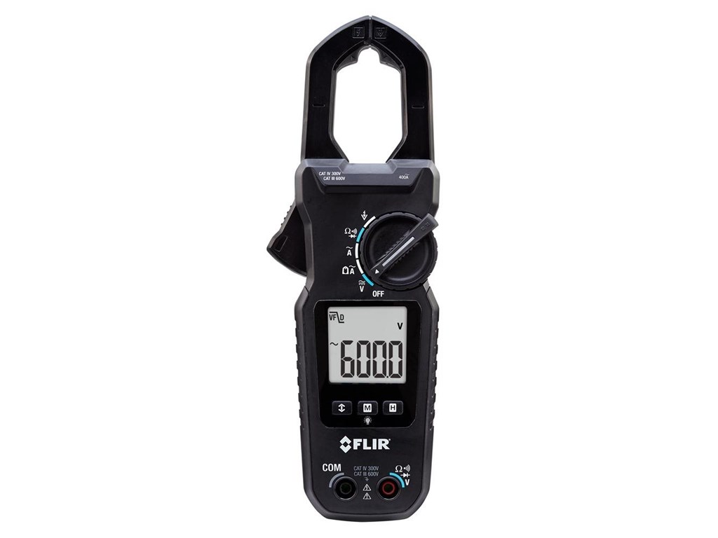 FLIR CM46 600V 400A AC/DC Digital TRMS Clamp Meter with Type K | TEquipment