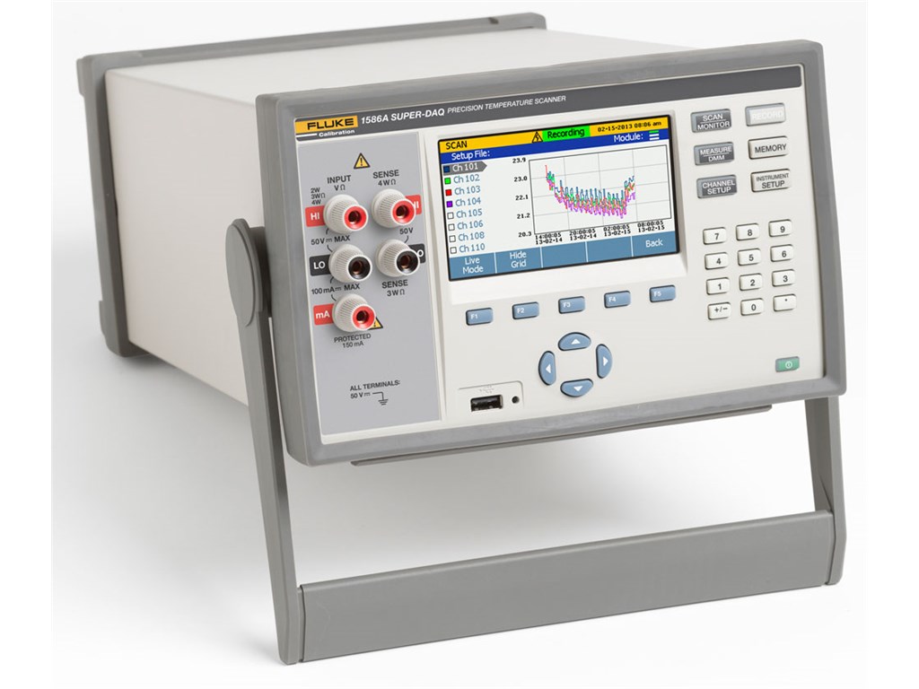 Fluke 1586A/2DS 120/C Super-DAQ Precision Temperature Scanner, 2 DAQ ...