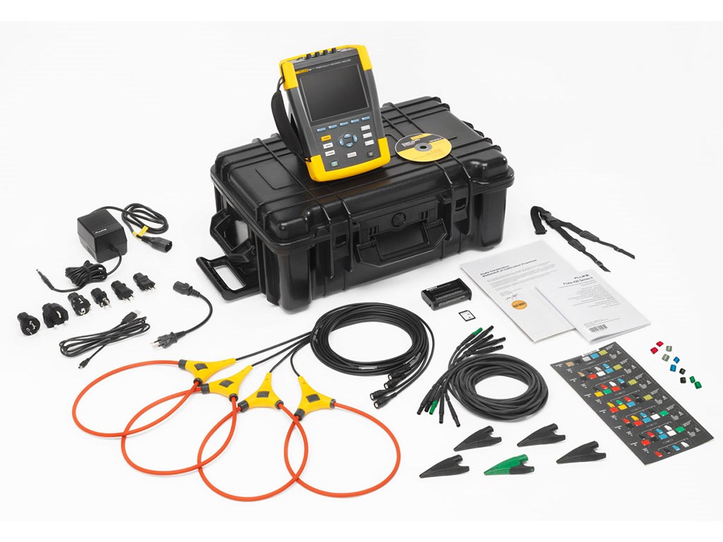 Fluke 437-II Power Quality and Energy Analyzer 400 Hz Three-Phase ...