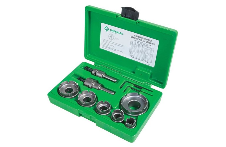 Greenlee 648 Quick Change Carbide Cutter Set, 8pcs | TEquipment.NET