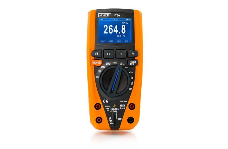 HT Instruments HT64 Graphic DMM 6000 Counts TRMS CATIV with Datalogger ...