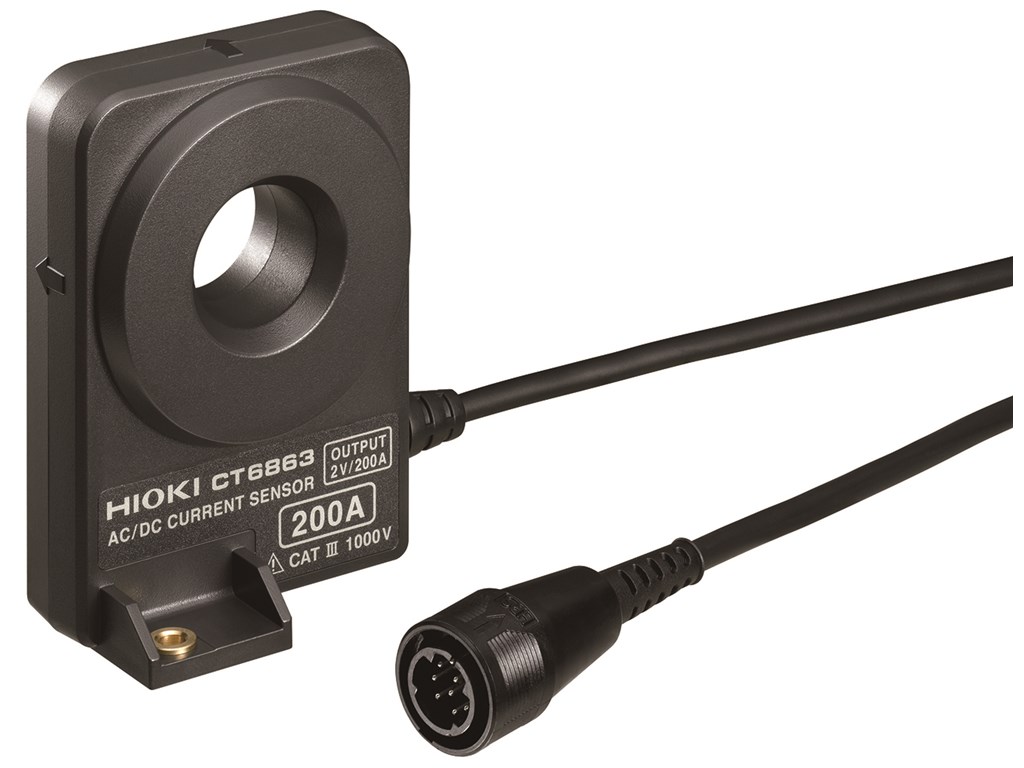 Hioki CT6863-30 AC/DC Current Sensor (200A DC-500kHz) with 10m Cable ...