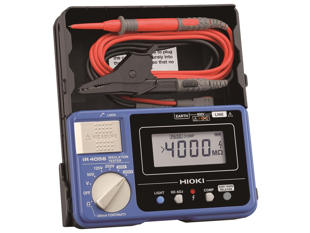 Hioki IR4056-20 Digital Meg-Ohm Insulation Tester | TEquipment