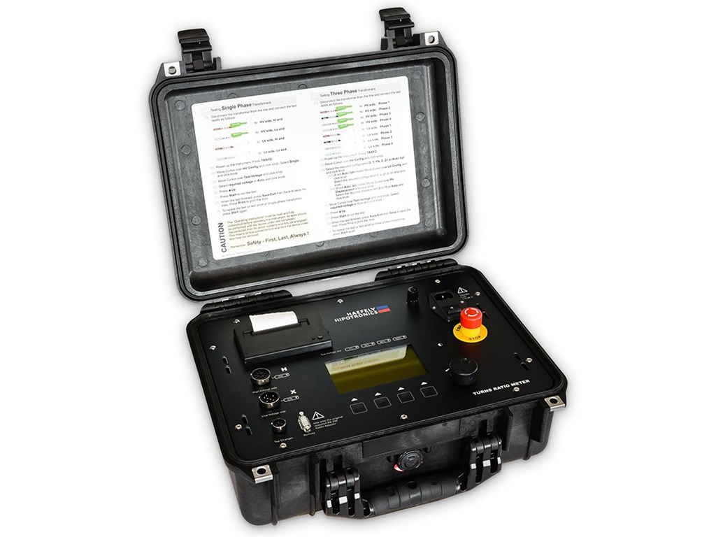 Haefely Hipotronics 2795 100V Three Phase Transformer Turns Ratio Meter ...