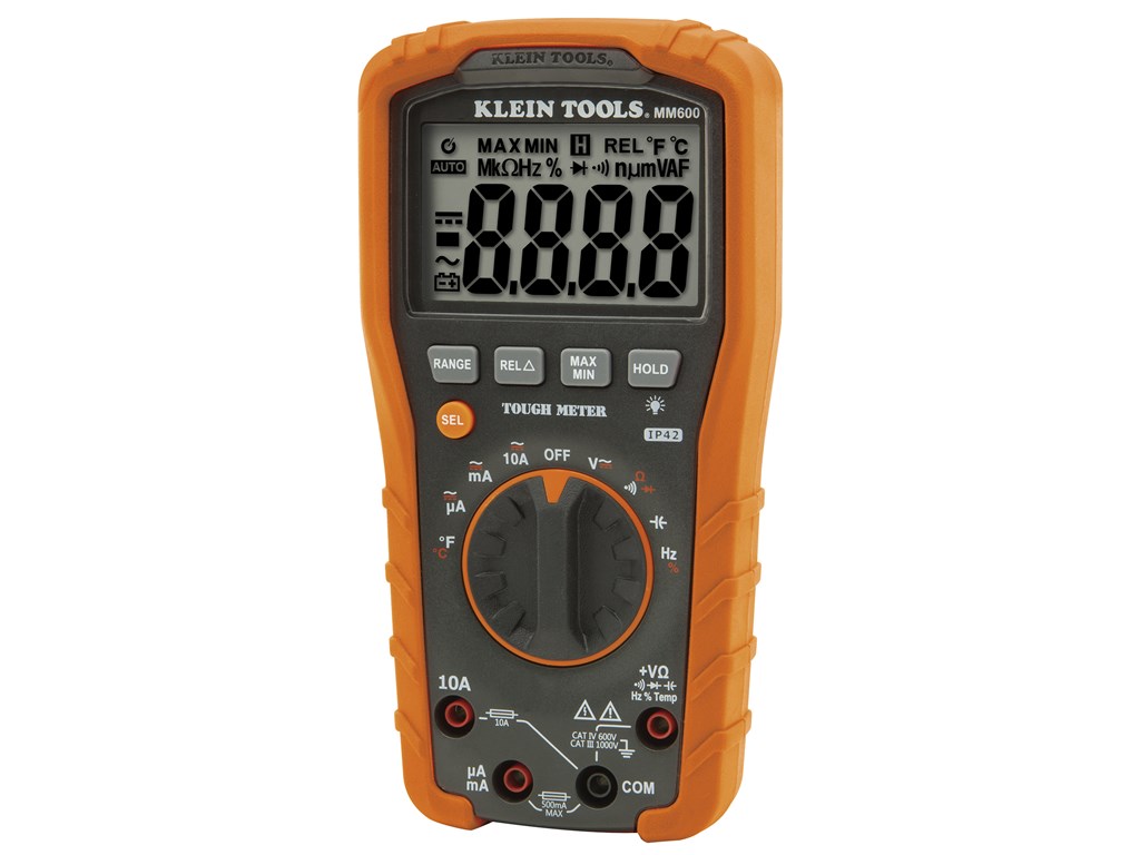 Klein Tools MM600 Digital Multimeter, Auto-Ranging, 1000V | TEquipment
