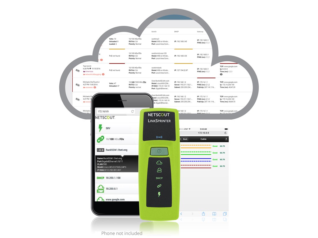 NetScout LSPRNTR-300 LinkSprinter Network Tester Model 300 | TEquipment.NET