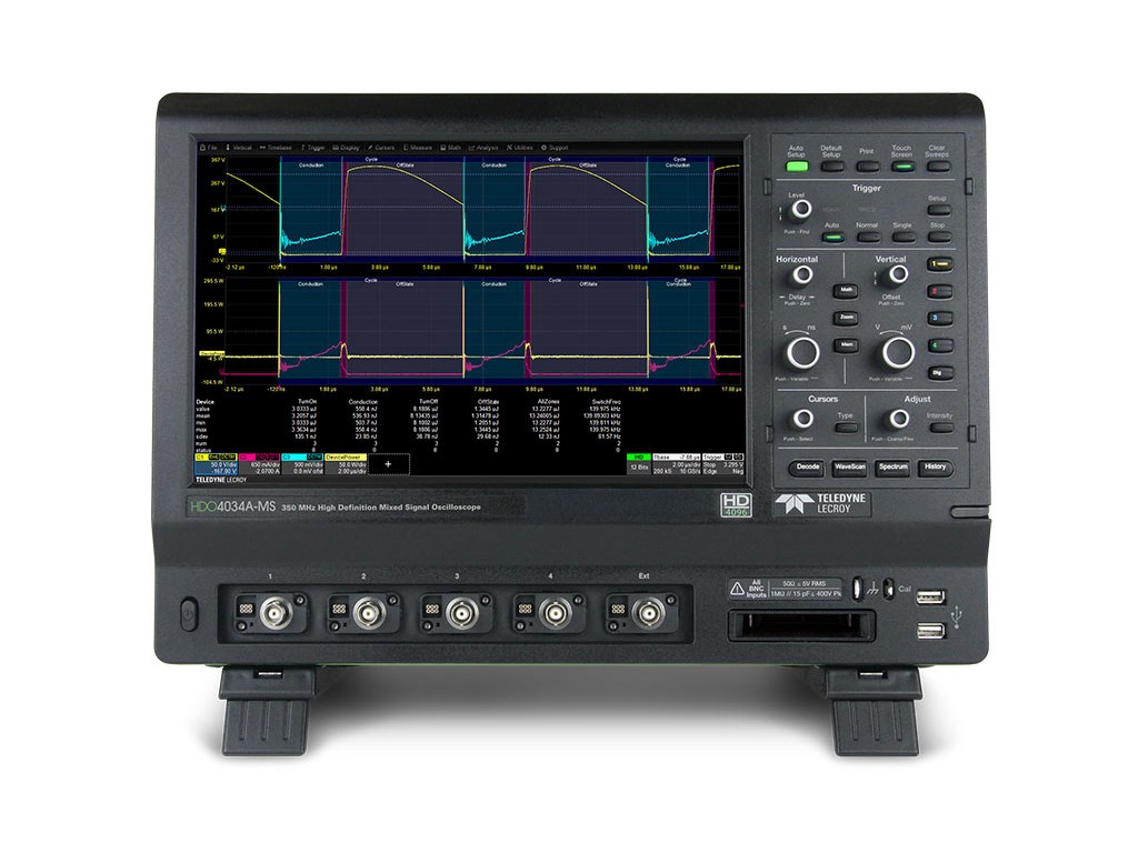 LeCroy HDO4034A-MS 350 MHz, 10 GS/s, 4+16ch, 12.5 Mpts/Ch 12-bit HD ...