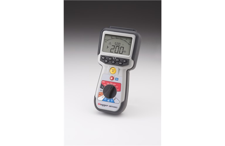 Megger MIT430/2 50V, 100V, 250V, 500V & 1000V Insulation Tester ...