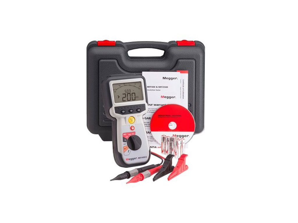 Megger MIT410/2 50V/100V/250V/500V/1000V 600V CATIV Insulation and ...
