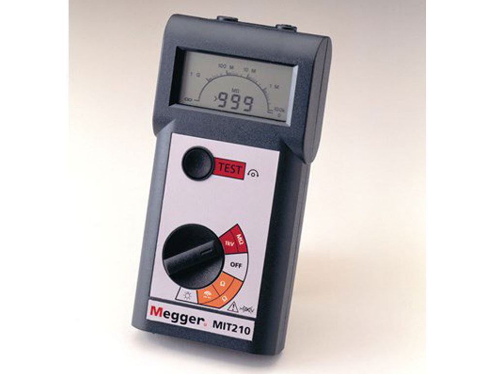 Megger MIT210-EN Digital/Analog Insulation and Continuity Tester 1000V ...