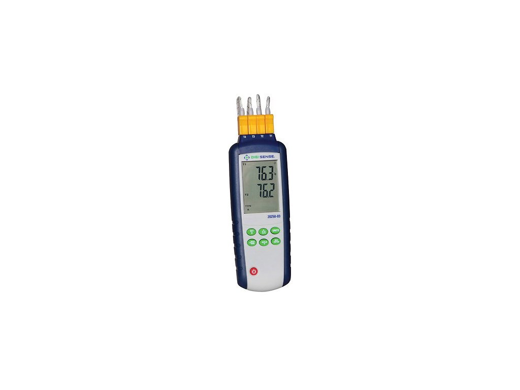 Oakton WD-20250-03 Digi-Sense 4-Input Data Logging Thermocouple Probe ...