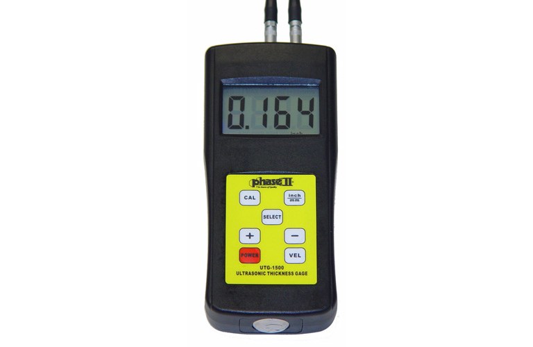 Phase II Plus UTG-1500 Basic Touch/Read Ultrasonic Thickness Gauge ...