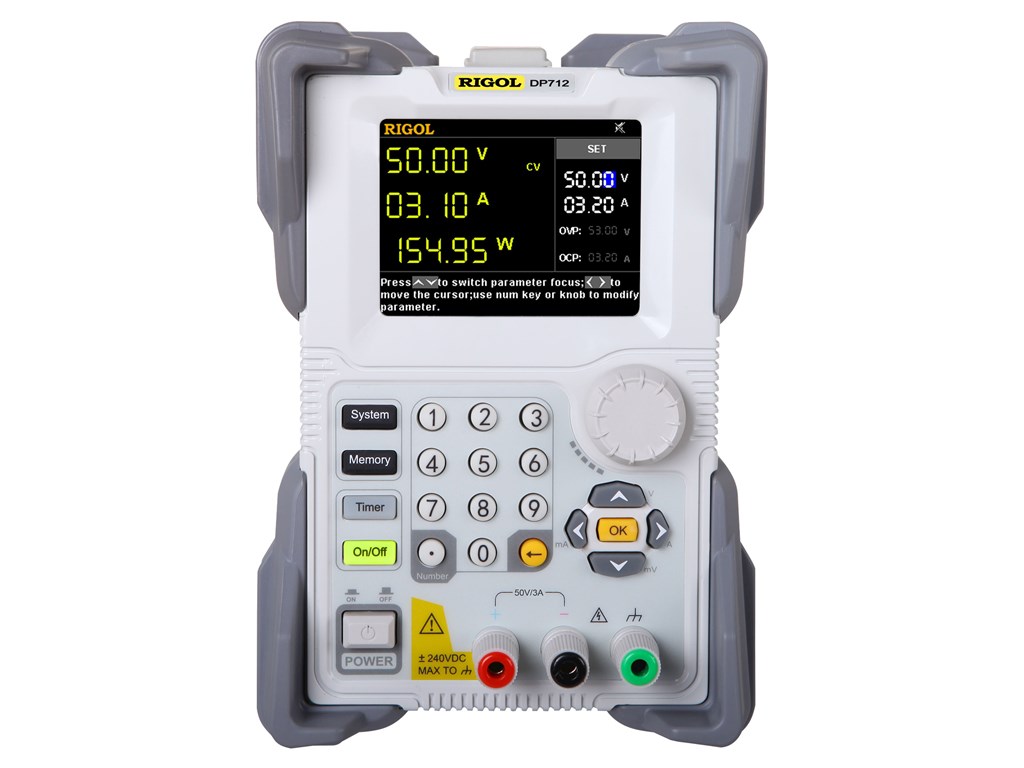 Rigol DP712 DC Power Supply Programmable Linear (single channel, 50 V/3 ...