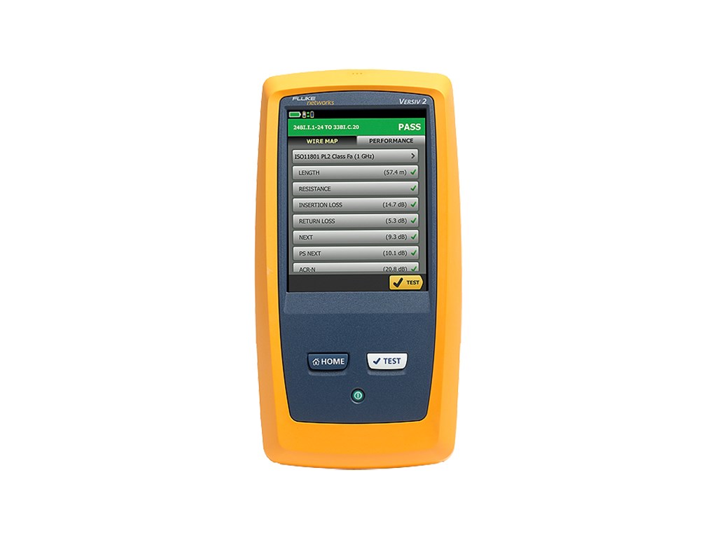Fluke Networks DSX2-5000 1 GHz DSX Cable Analyzer V2, with Wi-Fi ...