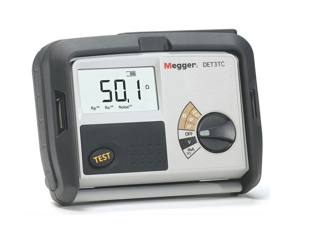 Megger DET3TC Digital Three Pole Earth Testing Kit with ART ...
