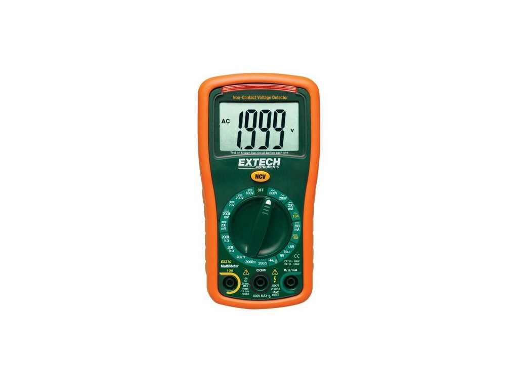 Extech EX310-NIST Mini Digital Multimeter with Calibration Traceable to ...
