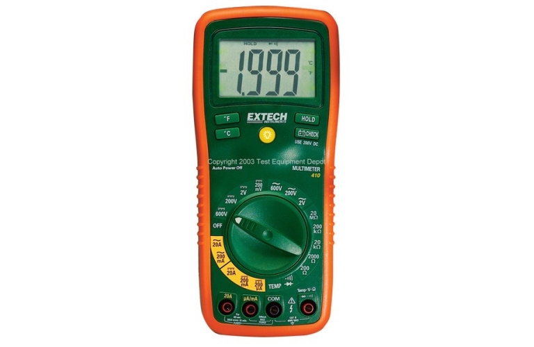 Extech EX410-NIST MultiMeter with Calibration Traceable to NIST ...