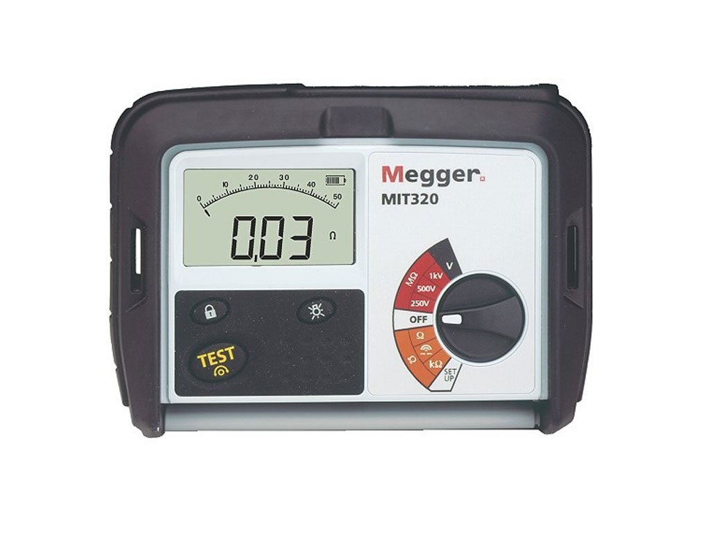 Megger MIT320-EN Insulation and Continuity Tester 250/500/1000 V ...
