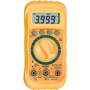Extech MN26T MiniTec Autoranging MultiMeter with 11 Functions ...