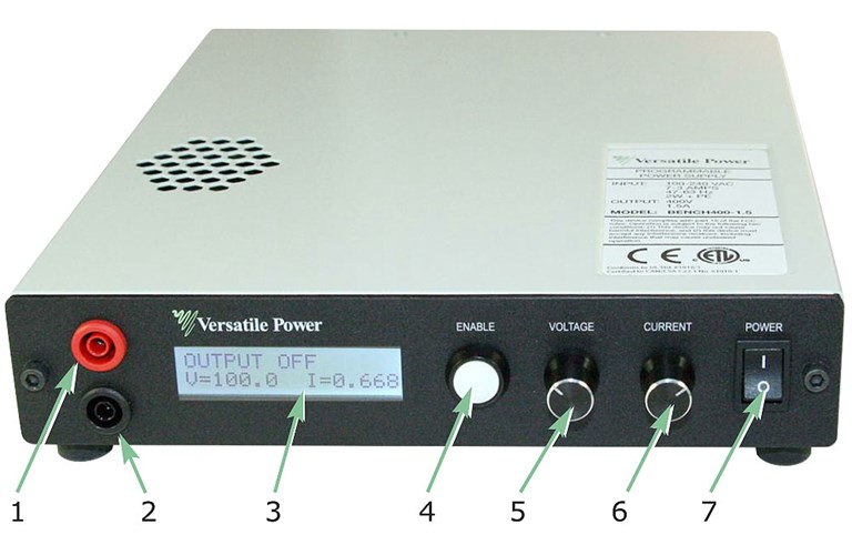Versatile Power 55-000006-02 400-1.5 Bench 600W Programmable Power ...
